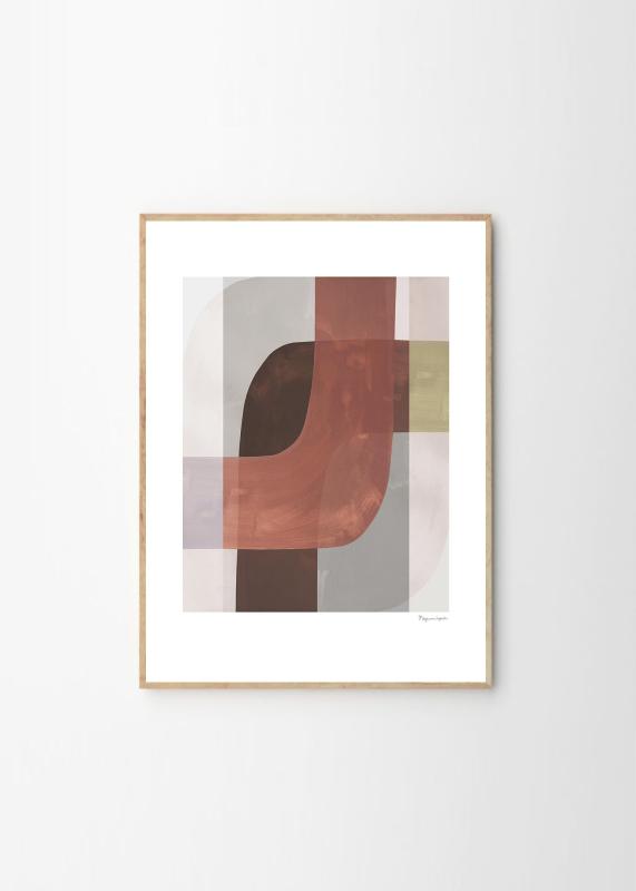 THE POSTER CLUB ポスタークラブ Flow 50×70cm Berit Mogensen Lopezジークレープリントという手法でPOSTER CLUBのために特別に作成されています。ジークレープリントとはフランス語で「吹き付...