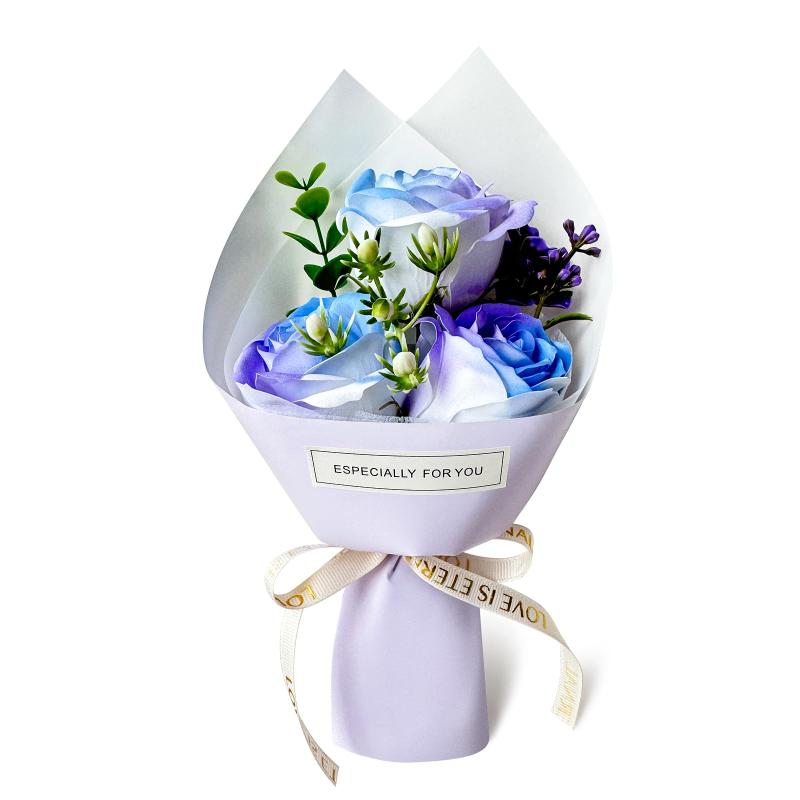HANASPEAK ソープフラワー 花 手提げ式 造花 枯れない花 敬老の日 母の日 フラワーギフト 誕生日 記念日生花にそっくり、石鹸素材から作られた観賞用のソープフラワーです。