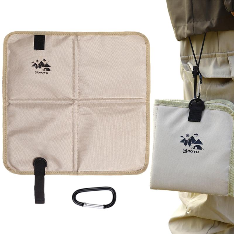 Meltryllis アウトドア 座布団 携帯 クッション 折りたたみクッション [超軽量・大型サイズ37*35cm] 防水 断熱 防湿 ャンプ マット おしゃれ ポータブルクッション 屋外 公園 野球観戦 釣り 登山