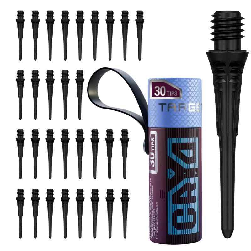 Target Darts CRYO TIP 30個入り｜プロフェッショナルダーツアクセサリー｜2BA｜ダーツ用プラスチックチップ交換ポイント（クライオチップ）CRYO チップ ― 安定性と耐久性、その先へ 専用チップケース収納 チップ30個...