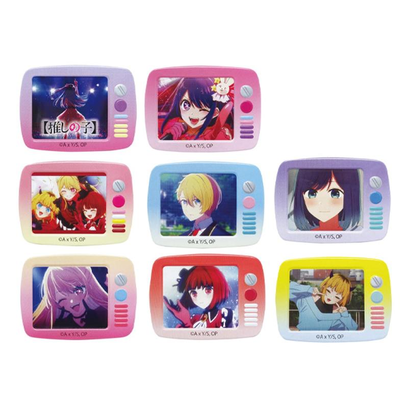 ケイカンパニー 【推しの子】 テレビ型缶バッジ 8柄 OSK-TVK H4.5×W6×D0.5cm 単品販売 柄は選べませんサイズ： 約H45×W60×D5mmブリキどれか1個のお届けです。