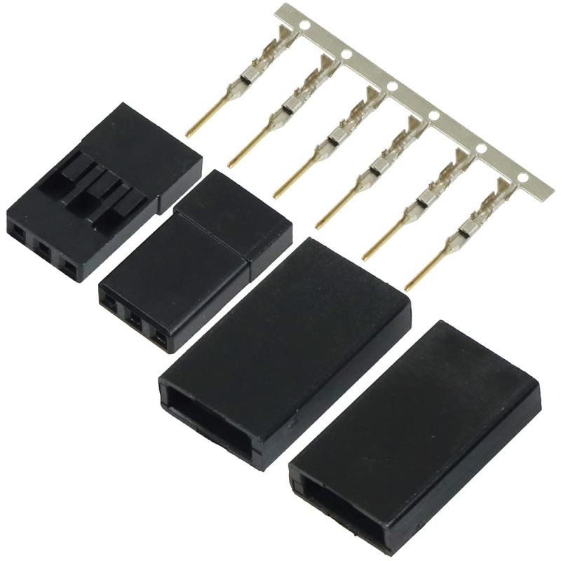 イーグル模型 サーボコネクター・SANWA/JR(メス/2ペア) 品番3332