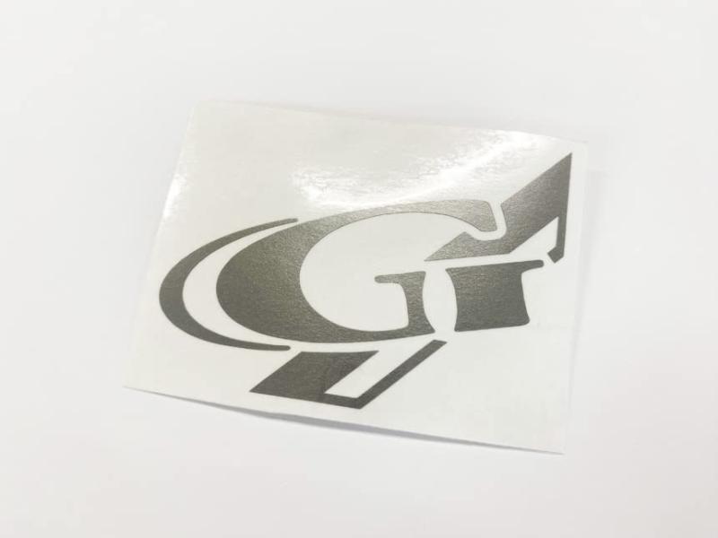 Grazio＆Co.　GシンボルステッカーB　W70　シルバーシルバー　W70　切文字タイプ