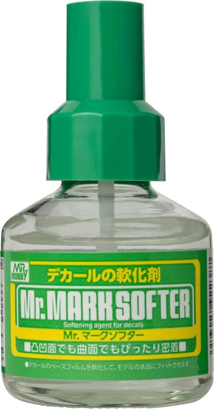 【 マークソフター 】 デカール 軟化剤 容量：40ml 仕上げ材 cmMS231/ デカールの救世主 Mr．ホビー …色: 緑