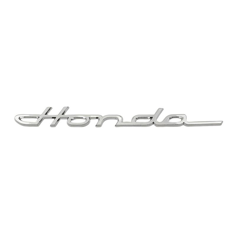 TOUFEIYUAN 1個 ホンダ エンブレム Honda クラシック エンブレム メッキ 筆記体 215mm×23mm両面テープ貼り付けタイプになります。Honda クラシック エンブレム。サイズ：21.5×2.5cm，パッケージ重量: ...