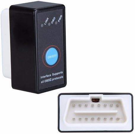 OBD2 ELM327 診断 スイッチ制御可能タイプ Bluetooth ブルートゥース Ver2.1 OBDII Mini スキャンツール for Android &amp; PC (V2.1)OBD2規格に対応した車種に対応スイッチ付で...