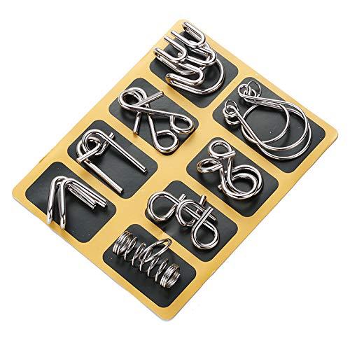 prendre 知恵の輪 ミステリーパズル 8個セット 玩具 教育 知育 子供 大人 パズル 脳トレ PR-MYSTERYPUZZLE子供から大人まで遊べる知恵の輪形状も難易度も様々で、できたときの達成感がたまらない子供でも安心して使用でき...
