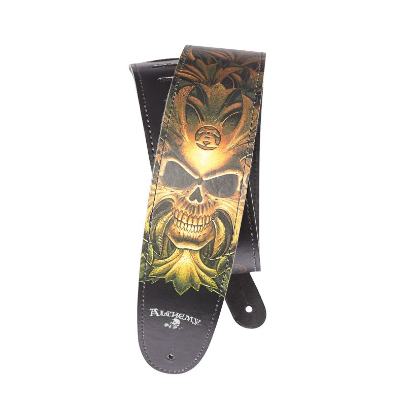 D'Addario ダダリオ ギターストラップ Alchemy Gothic Leather Strap
