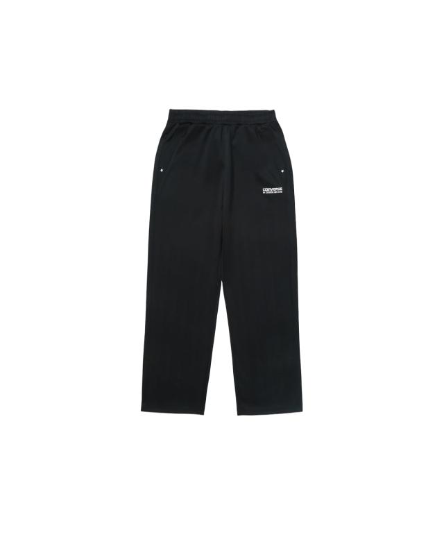 Converse トラックパンツJQ CS LINE TRACK PANTS LADIESレディースポケット部分と脇を配色切り替えにし、ポケット端にさり気なく星刺繍を施しているトラックパンツ