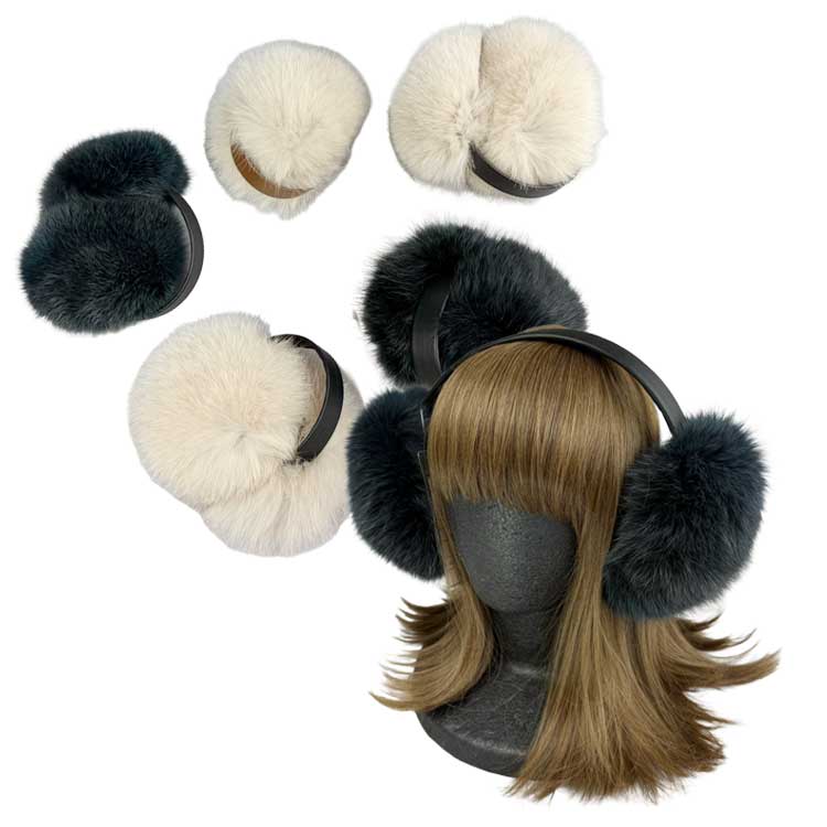 こちらは選別漏れ商品となります。あらかじめご了承ください。 49741番はヘッドバンドがかなり緩いのでずれやすいです SAGAのブルーフォックスという柄の無い素材でイヤーマフを企画しました。 ヘッドバンドにはレザーを使用。ヘッドバンドの長さ...