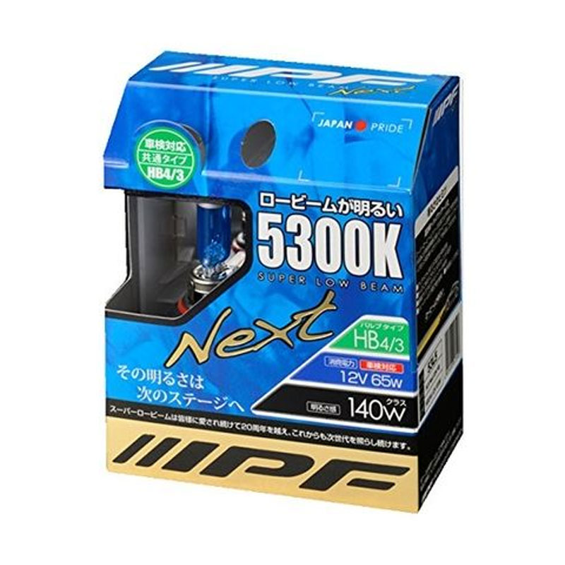 品番53L5品名ハロゲンバルブ スーパーロービーム Next HB4/3 5300K仕様バルブ形状 : HB4/3消費電力 : 12v 65w明るさ(当社比) : 140wクラス色温度 : 5300k車検対応注意事項※ お客様の見落としや確...