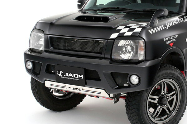 車メーカーSUZUKIスズキ車種JIMNYジムニー型式JB23W年式H10.10～H30.2 (1998/10～2018/02)品番B040512メーカーJAOSジャオス商品内容フロントスポーツカウル、メッシュネット仕様ウレタン、未塗装(生...