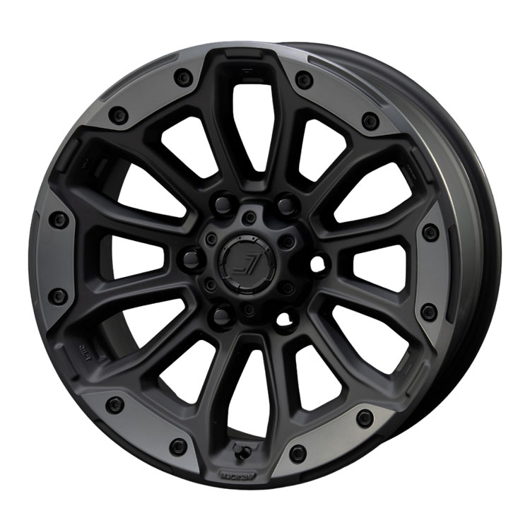JAN4580434542780品名ホイール MJCR#C216 17×8.0J 6H PCD.139.7 +20 FLAT BLACK/TMC 1本 プラド、ハイラックス、FJクルーザー、トライトン等仕様設定車種：プラド、ハイラックス、F...