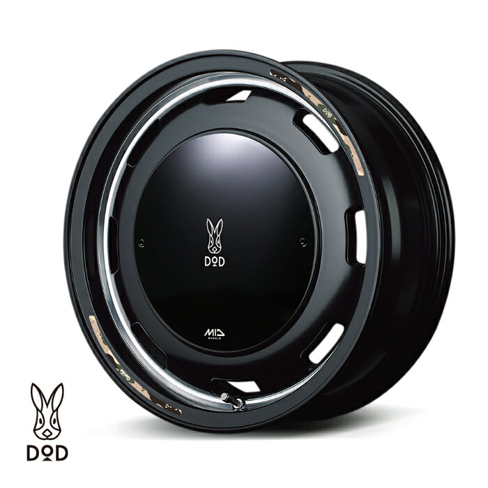 装着ギャラリーブランドMID WHEELS X DODアイテムウシャリントバリカラーSBP Semi Gloss Black/Rim価格(税別)￥39000リム径15リム幅4.5インセット+45HOLE4P.C.D.100ハブ径φ67ボルト...