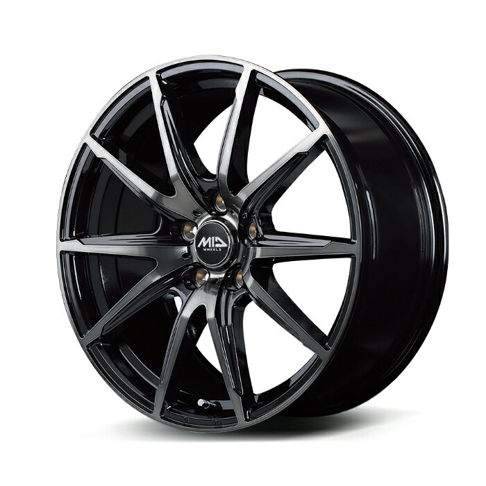 装着ギャラリーブランドMID WHEELSアイテムDR-02カラーBKP/ブラッククリア価格(税別)￥42500リム径17リム幅7.0インセット+50HOLE5P.C.D.114.3ハブ径φ73ボルト径M12ドリル(φ)座面60°テーパー規...