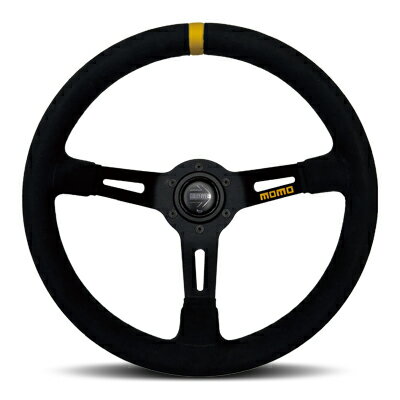 品番M-70品名ステアリング MOD.08 330mm マイクロファイバー/ブラックスポーク仕様外径 330mmDish 90mmグリップ：マイクロファイバー、イエローレザー（トップ確認）スポーク：ブラック備考ホーンボタンHB-17が付属し...