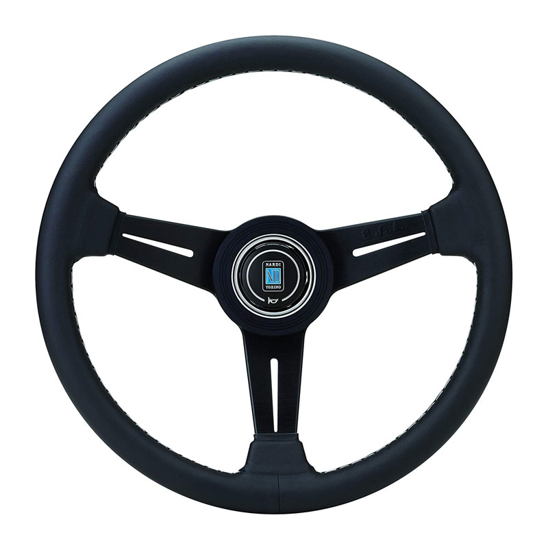 品番N110品名NARDI CLASSIC ブラックレザー/ブラックスポーク（33φ）仕様33φブラックレザー＆ブラックスポーク グレーステッチ(ホーンボタン・ホーンリング付き)注意事項※ お客様の見落としや確認ミスでのキャンセル・交換・返...