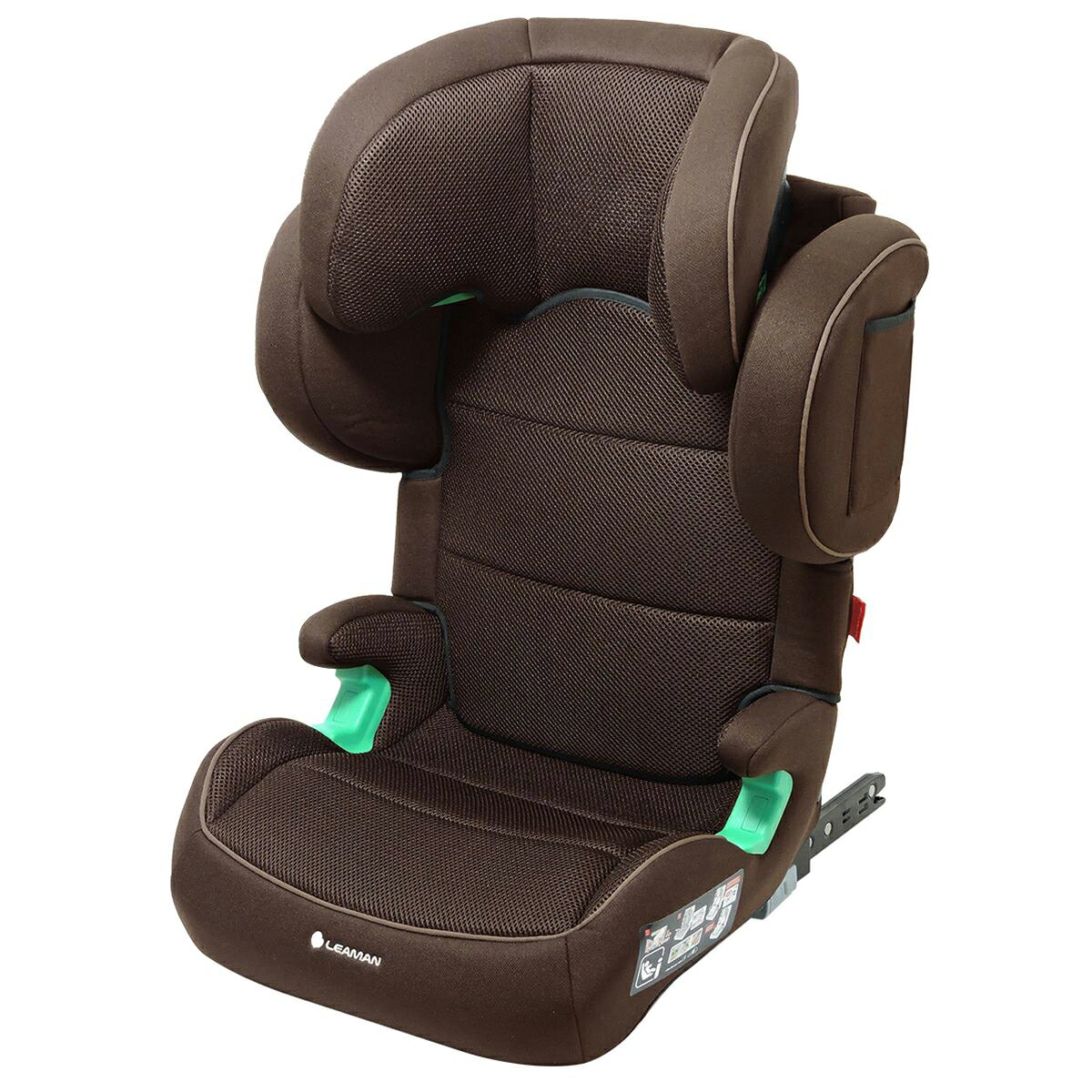 ■使用期間：年齢 3歳半頃〜12歳頃(めやす) / 身長 100〜150cmISOFIXシートベルト両用■大きくなっても、肩がつっかえない■ヘッドレストの高さ調整は、ワンタッチで楽々■3歳半ごろから12歳ごろまで長く使えて買い替え不要■深く...