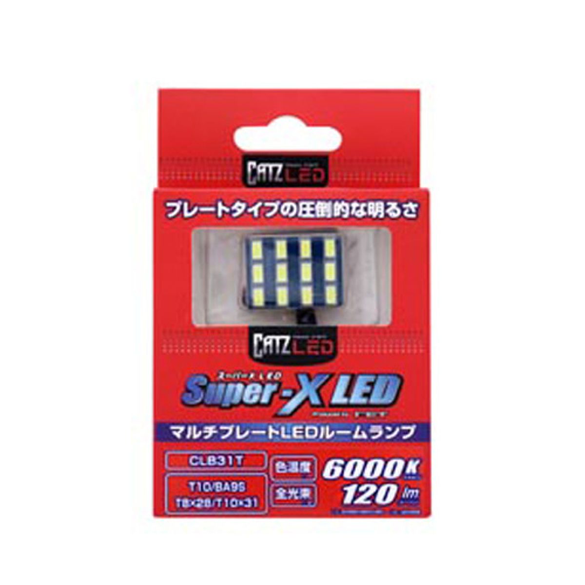 ■SMDタイプの高輝度LEDチップチップ12チップタイプと36チップホワイトLEDを基盤プレートへ実装する事により明るさ1.5〜2.3倍を実現。（CATZ社比）■T10ウエッジ、BA9S、T8×28〜T10×31フェストン用マルチタイプ、の...