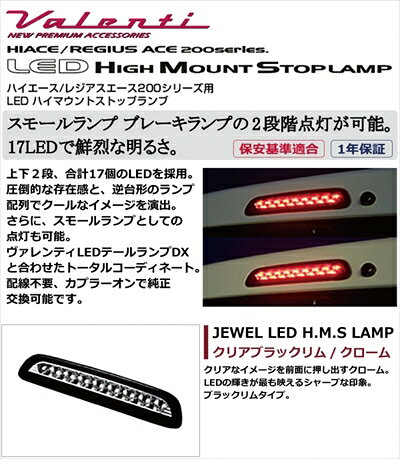 AS商品コードVALZ000285メーカーヴァレンティジャパンメーカーコードTY1701-C1L-1 TY1701-C6L-1 TY17商品説明等【JEWEL LEDハイマウントストップランプ】■上下2段、合計17個のLEDを採用。■圧倒的...