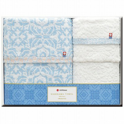 ●商品内容：60×120cmバスタオル1枚・34×75cmフェイスタオル2枚・綿100％・（日本製）●箱サイズ：40×30×6cmタオル発祥の地、トルコ。庶民に愛され浴場で使われていたタオルはヨーロッパから海を渡り今治の港へと伝わりました。...