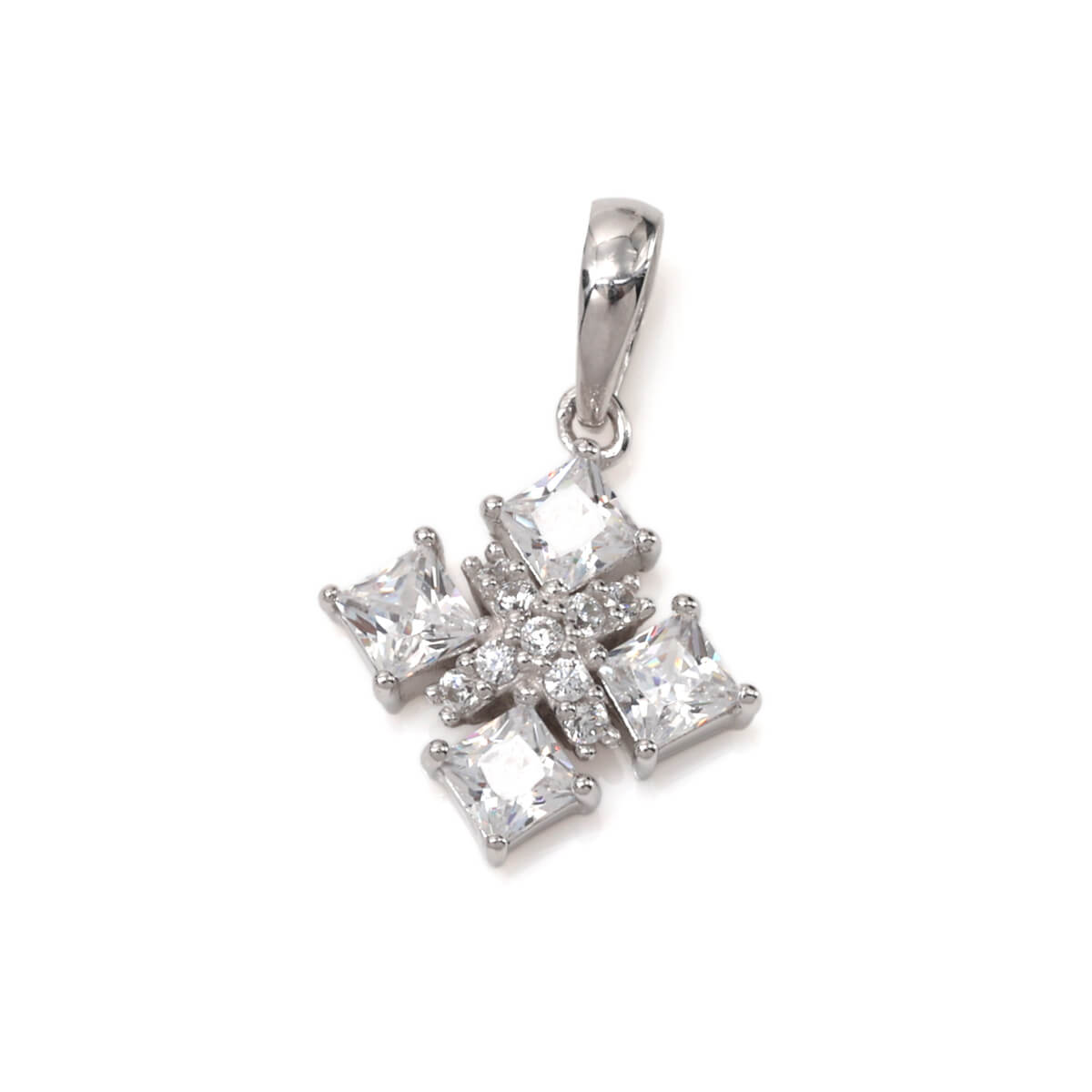 コメント プリンセスカットを施したジルコニアをセットしたペンダント。シンプルなデザインで様々なスタイルと相性が良く、幅広いシーンで活躍します。 着用のネックレスはこちら 素材 10K ホワイトゴールド 石 ジルコニア サイズ 縦幅 横幅 1...
