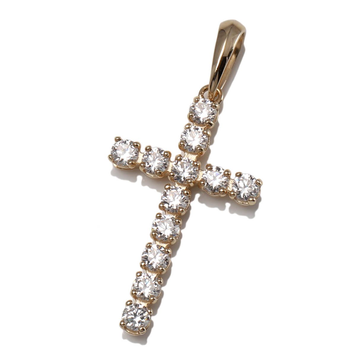 コメント ラウンドカットを施したジルコニアを12石セッティングしたテニスクロスペンダント。シンプルなデザインが様々なファッションと合わせやすく、スタイリッシュな胸元を演出します。 ネックレスとセットをお求めの方はこちら 他のICED OUT...