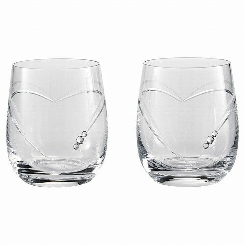 スロバキアのガラスメーカーのグラスに、クリスタルストーンの代名詞であるスワロフスキー・エレメントを大胆に施した贅沢なグラス。グラスが収まるブランドボックスは、清潔感あふれるホワイトカラー。スロバキア製 クリスタルガラス オールドグラス（約2...