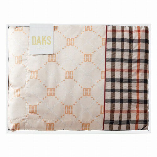1894年の創業当時から「クオリティファースト」を基本理念にものづくりを続け、信頼の証として英国王室御用達ブランドであり続けているDAKS。日本製 化粧箱 側地:ポリエステル100％、詰めもの:ダウン50％・フェザー50％（約0.3kg） ...