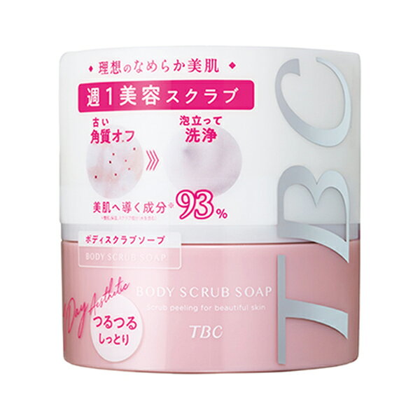 ブランド名TBC商品名ボディスクラブソープ(TBC BODY SCRUB SOAP)カテゴリー ボディケア ボディスクラブ商品説明週に1回ボディソープの代わりに使用して、つるつるでしっとりとした肌に洗い上げる、ボディ用スクラブ洗浄料ミネラル...