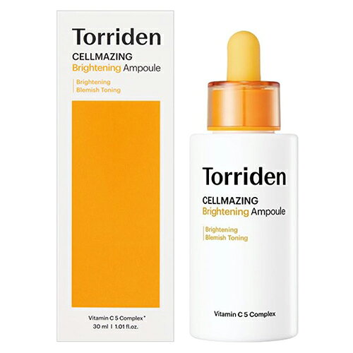 ブランド名トリデン商品名セルメイジングビタCブライトニングアンプル(Torriden CELLMAZING Brightening Ampoule)カテゴリー スキンケア 美容液商品説明最近気になってきた肌のくすみや毛穴悩みまで、透明感のあ...
