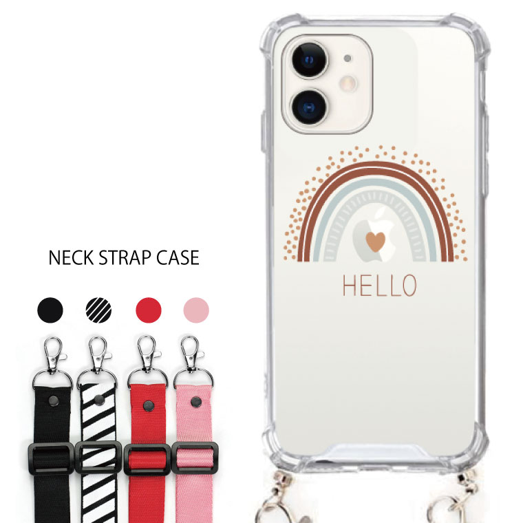 ●商品詳細 [セット内容] ネックストラップケース ×1 [ケース素材] ケースカバー：TPU素材 [ストラップカラー] ブラック・ピンク・レッド・ストライプ(白黒) ※強い衝撃や振動から守るものではありません。 ※安定した在庫確保の為、ケ...