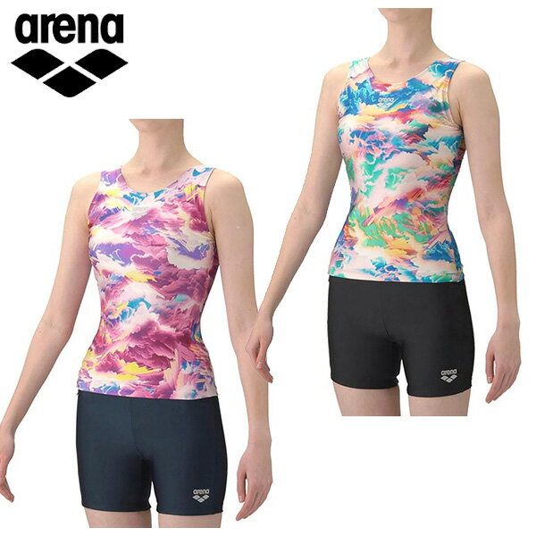 【商品名】 フィットネスセパレーツ（Uバック/ミドルレッグ/差し込みパッド） 【メーカー品番】 AS6SWF53L 【カラー展開】 (BLBK)ブルー×ブラック (PPNV)ピンク×ネイビー 【製品寸法】単位：cm S：胸囲:78　ウエスト...