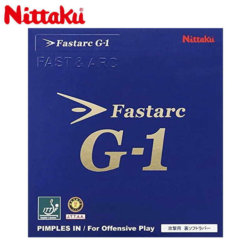 【品名】ファスターク G-1 【品　番】NR-8702 【カラー】レッド（20）・ブラック（71） 【種類】裏ソフト 【性能】AC(アクティブチャージ) 【厚さ】中・厚・特厚 【スピード】15.00 【スピン】12.50 【変化】- 【スポ...