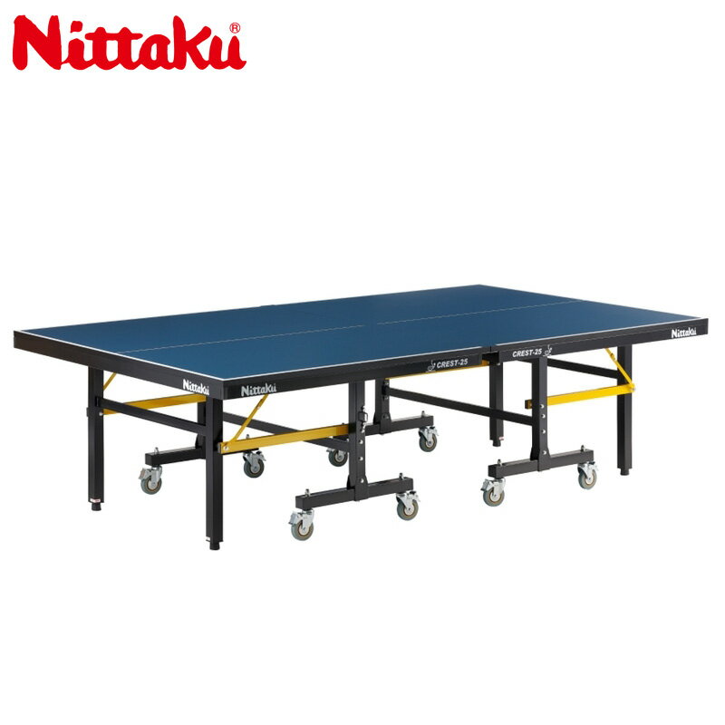 【商品名】クレスト25 【型番】NT-3215 【素材・材質】中密度ファイバーボード 【サイズ】 天板幅1525mm×天板縦2740mm×高さ760mm(国際規格) 天板：厚さ25mm 枠厚：50mm キャスター径：100mm（Wストッパー...