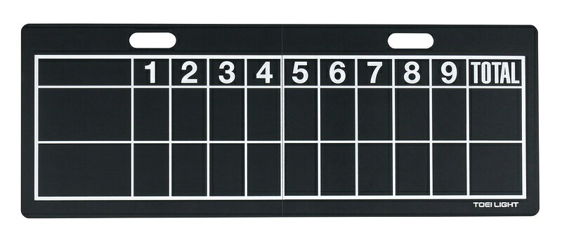 ●チョーク書込み式●サイズ：幅118x高さ44x厚さ0.2cm(折りたたみサイズ44x59x0.4cm)●重さ：1kg●素材：ポリプロピレンメーカー名: トーエイライトブランド: TOEI LIGHT品番: B4119品名: ベースボールボ...