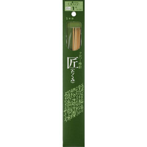 この商品は クロバー　「匠」5本針　20cm ＜1号＞　54-361 ポイント しっくりと手になじみ、長時間編み続けていても疲れません。優れた加工技術が生みだす「匠」の高品質。クロバー独自の理想的な針先形状。編みやすく、糸割れしません。 シ...