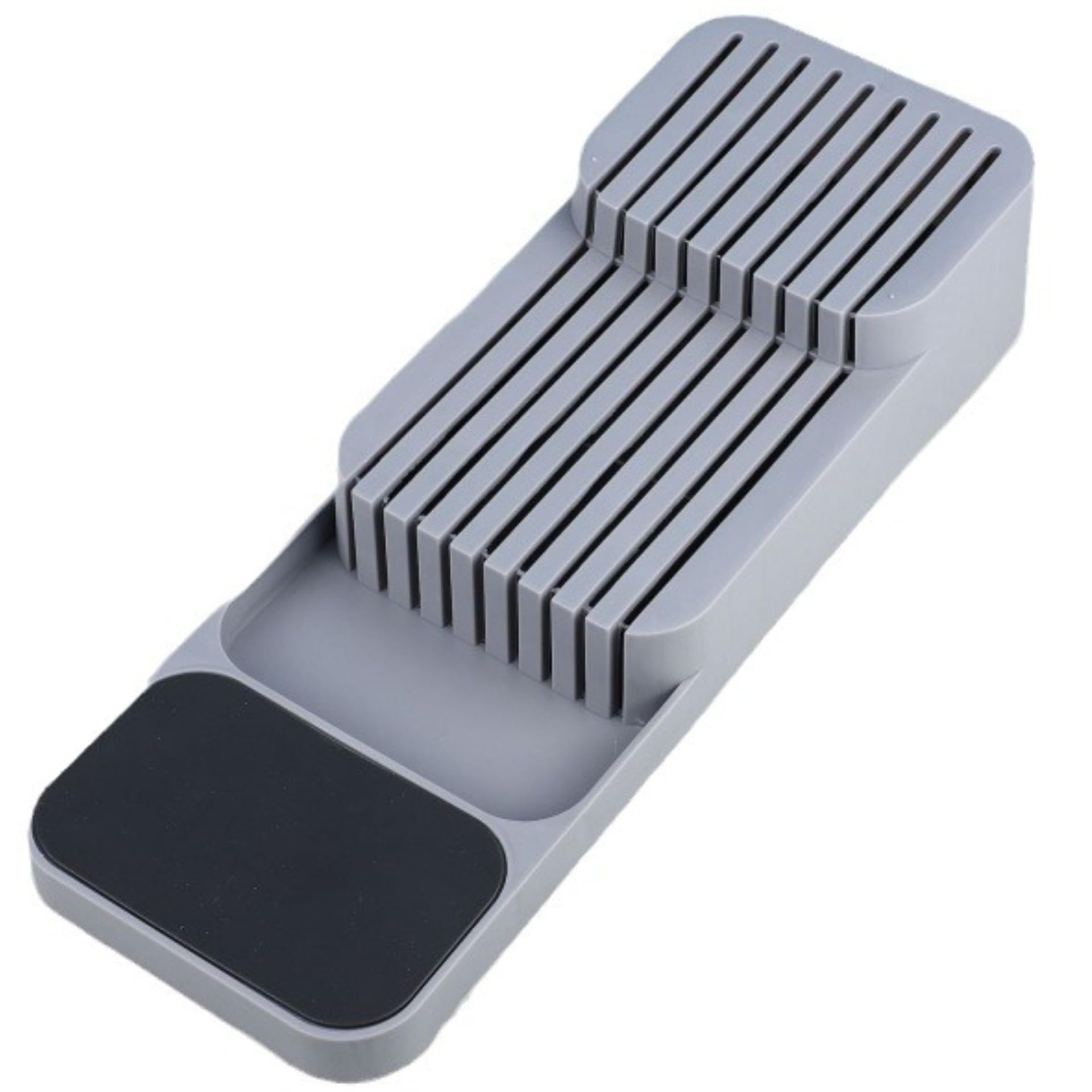 ■ スッキリ収納でキッチンを整理二段構造のデザインで、小型ナイフを上段、大型包丁を下段に分けて収納可能な包丁スタンド。9本の包丁やナイフを収納でき、キッチン周りをコンパクトに整理整頓できます。 ■ 使いやすさを追求した設計切れ込みに沿ってナ...