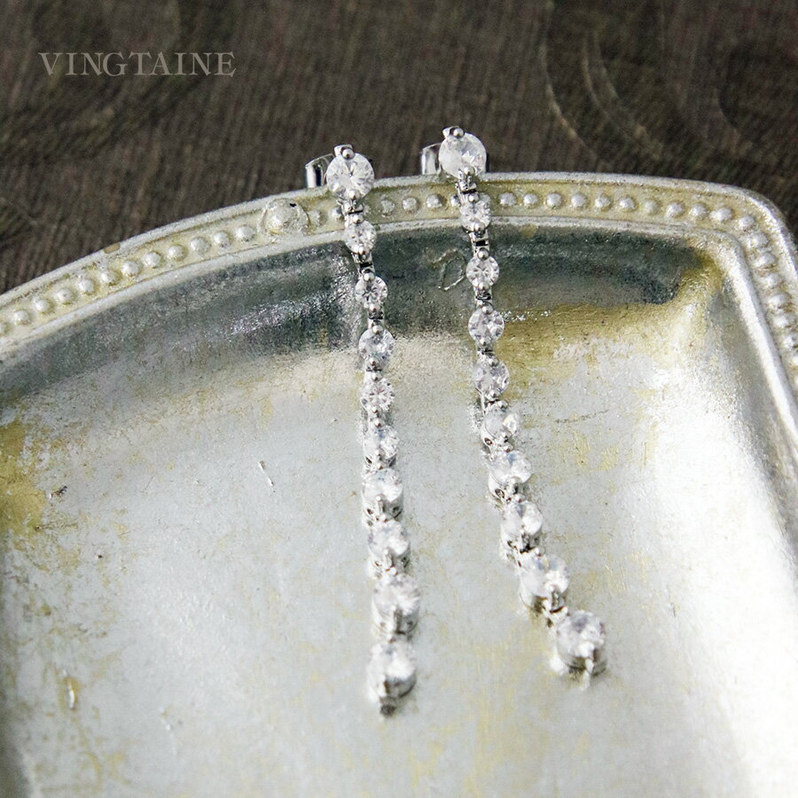 KOBE VINGTAINE(ヴァンテーヌ）【関連ワード】チタンポスト ピアス イヤリング キュービックジルコニア ストーン 気品 上品 流行 トレンド 上品 エレガント カジュアル きれいめ シンプル フェミニン 20代 30代 40代 ...