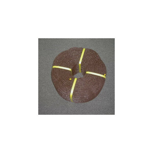 上記金額は、200m巻き1丸の価格です。ネットの周囲ロープとして使用している6ミリのポリロープです。一般的な三ツ打ポリロープです。テント張り・物干し用・仕切り用などにもご利用ください。