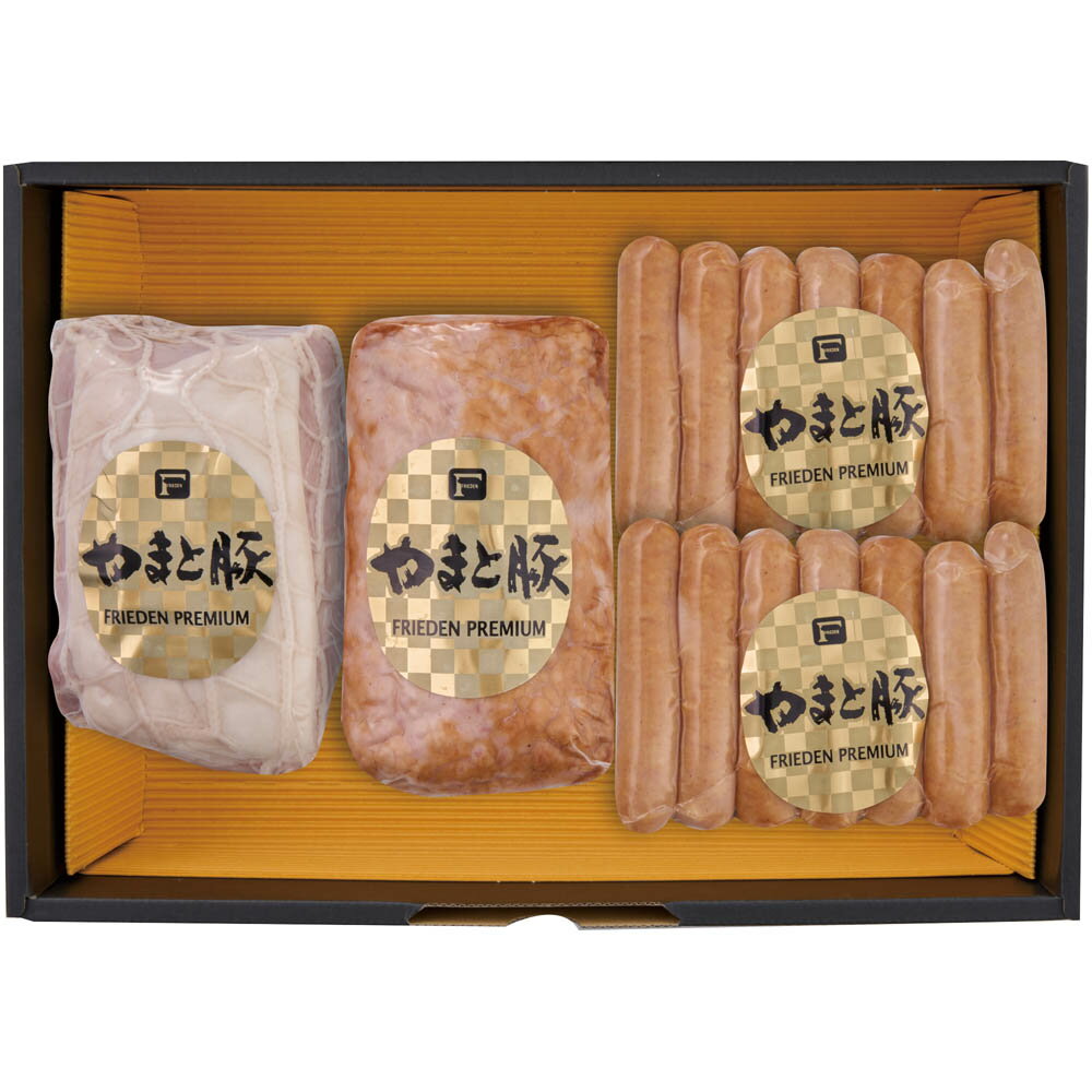 しっとりと香りのよいホワイトももハムと、焼いて美味しいソーセージが楽しめるセットです。 セット内容ホワイトももハム300g、フライシュケーゼ200g、ウインナー（ポーク・あらびき）各112g サイズ（縦x横x高さ）210x290x85 重量...