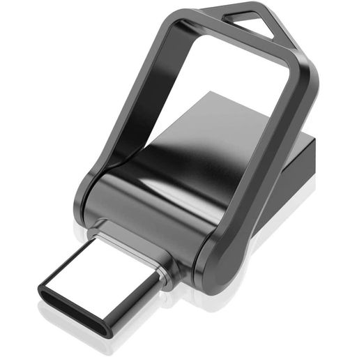 インターフェース:USB 3.0+USB typeC シンプルなデザイン:キーバックルが付け、キーリングやハンドバッグなどの個人的なものに取り付けることができます。フラッシュドライブ 高速データ転送 スマホ/Windows/ノートパソコン対...