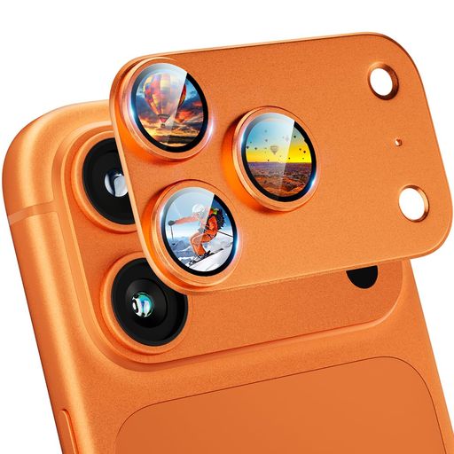 対応iPhone 17 Pro Max専用・一体型設計 - 個別ではなく一体型のカバーで、全カメラレンズをまとめてしっかり保護。専用設計により、フィット感抜群で純正ケースとも相性。 9H硬度強化ガラス採用 - 傷や衝撃に強い9Hガラスで、日...