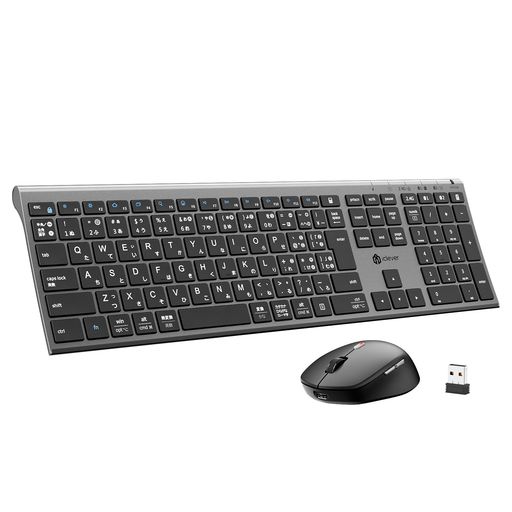 【デュアルモード&amp;マルチペアリング】 2.4GHz接続(USBレシーバーを差し込むだけ)とBluetooth接続に対応したデュアルモードを採用しました。PC・タブレット・スマホなど、最大3台のデバイスとペアリングでき、ワンタッチで瞬...