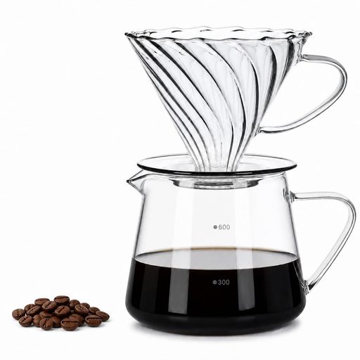ドリップコーヒー 毎日の一杯を丁寧に楽しめるハンドドリップ用コーヒーサーバー:容量約750mlのドリップコーヒーサーバーです。朝の一杯から来客時のコーヒータイムまで使いやすく、ハンドドリップならではの香りや味わいをゆっくり楽しめます。自宅の...