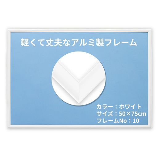 パズル対応サイズ:75x50cm(10) 軽くて丈夫なアルミ素材を使用 パズルが色褪せにくいUVカット採用(透明カバー付) 工具不要。壁掛けに便利な紐付き。 集めてビバリー商品と交換できるファンサービス券付き