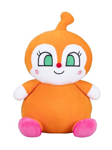(C)やなせたかし/フレーベル館・TMS・NTV 対象年齢:18月以上 スタイル:ドキンちゃん ふんわり柔らくて、もちもちなめらかな手ざわりのぬいぐるみ マシュマロのようなふんわりもっちり感触で、抱き心地も抜群