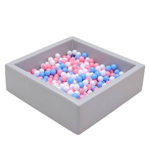 ⭐【ボールプール・プレイサークル・室内遊具の3WAY仕様】約90x90cmの広々設計。ボール遊びだけでなく、おもちゃ遊びやごっこ遊びにも使えるキッズスペース。おうち時間を楽しく過ごせます。 ⭐【厚手5cm 高反発クッション+底面マット付き】...