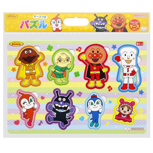 ケース付きで便利! 定番4サイズのパズル「ケースつきB4パズル」の「ハッピーロッピーパズル8P」 パズルの完成見本にもなるシートが1枚入ります 本体サイズ:W374mmxH251mmxD5mm