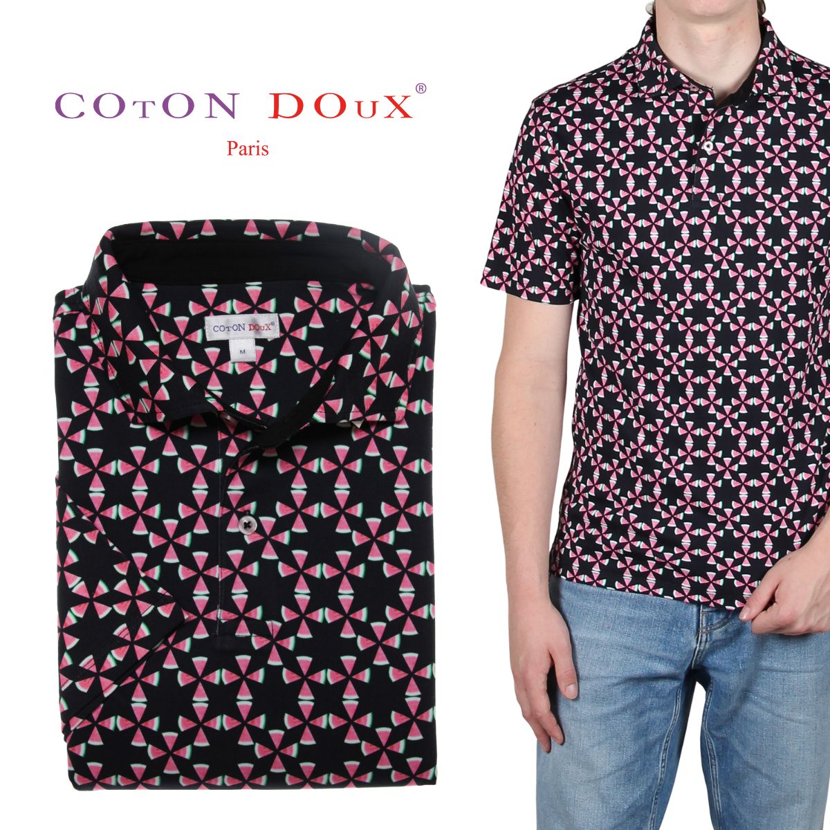 【 CotonDouxメンズポロシャツの仕様・特徴 】 ● 素材: コットン100% ● 高級エジプト綿を使用したジャージー素材はしっとりとした滑らかな肌触りと優しい伸び具合が特徴です。ハイクラスな着心地とデザインをお約束いたします。 ● ...